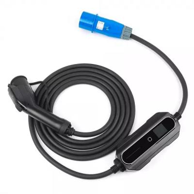 China EVSE Type2 Max 32A Mono Faza 7 4kW Home Portable Ev Charger Iec for sale