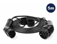 China Mode 3 EV Charger Cable Type 2 To Type 2 IEC62196 16A 1 Phase 5m Length Cable for sale