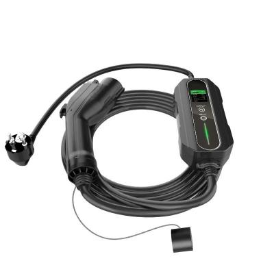 China Portable 3kg EV Charger Unit 100-240V Input Smart And Covenient Charging for sale