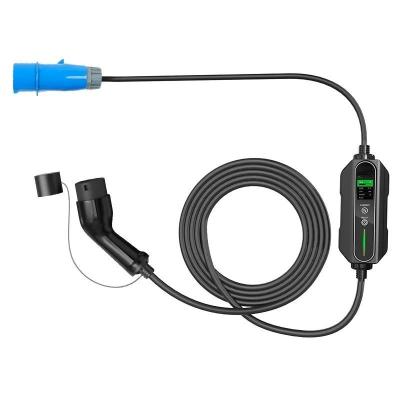 China Type 2 Portable EV Charger 220V With 30A Output & Fast Charging for sale