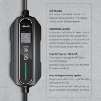 China Type 2 Portable EV Charger 220V With 30A Output & Fast Charging for sale