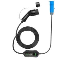 China Level 2 Portable EV Charger 32A 240V 5m TPU Cable CEE Schuko Plug RCD Type A IP67 for sale