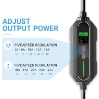 China 2.3KW Portable EV Charger With 3-4 Hours Charging Time IP54 Protection Level for sale