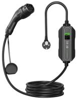 China Type 2 Portable EV Charger 6A - 16A Variable 3.6kW Schuko 2 Pin Plug for sale