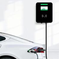 China Wall Mounted 220V-415V EV Charger with 7.4KW-11KW-22KW Charging Speeds and 5m Cable for sale