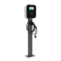 China 22kW Wall Mounted Electric Vehicle Charger with 5M TPU Type 2 Cable for sale