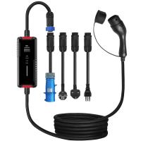 China J1772/IEC62196 Charging Mode Portable Electric Car Charger with Output Current of 16A/32A for sale