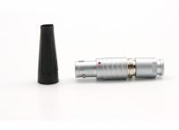 China FGB.1B.304 Lemo Cable Connectors 4pin Keying B 60degree Male Plugs With Female Pins for sale