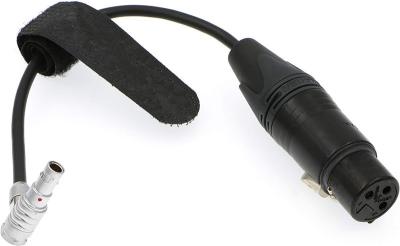 China Camera Audio Cable Lemo Right Angle 00 5 Pin Male To XLR 3 Pin Female For Z CAM E2 for sale