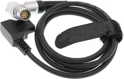 China Arri Alexa Mini Camera Power Cable Lemo 2B 8 Pin Right Angle Female To D-Tap for sale