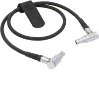 China Teradek Bond ARRI Alexa Camera Power Cable Lemo 2 Pin Male to 2 Pin Female Right Angle for sale