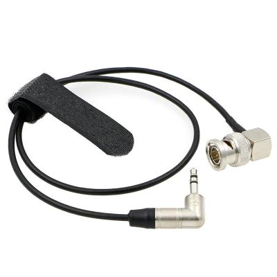 China Tentacle Right Angle 3.5mm TRS To Straight Audio BNC Timecode Cable HIFI Assembly for sale