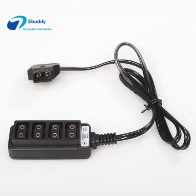 China D-Tap / Power Tap 1 Male To 4 Female Converter Camera Connection Cable For Your BMCC Power System for sale