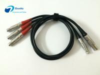 China Custom Cable Assembly Service 3 Pin Fischer To 0B 2 Pin Lemo For Bartech / Teradek for sale