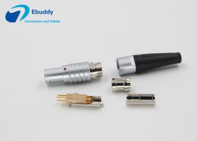 China 2B 12pin IP50 Male And Female Connectors PPS Insulator EGG.2B.312 for sale
