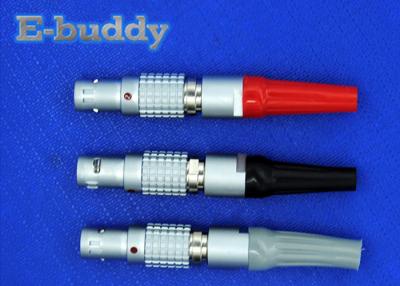 China 0B/1B/2B FGA circular cable connectors corlorfull sleeve push pull lemo connectors for sale