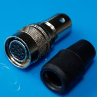 China 12 Pin Female Connector HR10A Mini Audio Connector Black Sleeve for sale