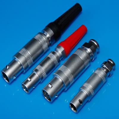 China 0S 4pin Lemo Cable Connector , Lemo S Series Wire Connectors FFA.0S.304.CLA for sale