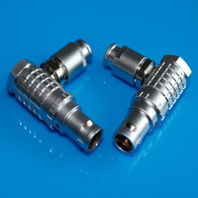 China FHG right angle connectors Lemo cable connector FHG 00B 0B 1B 2B 2pin -- 26pin elbow plug for sale