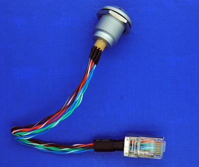 China Male To Male Custom Power Cables , 1K 8 Pin Sleeved Power Supply Cables for sale