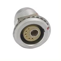 China Medical Push-pull Connector Lemo EGG FGG 2B 6+1 Metal 6 Signal 1 Liquid Input Medical Panel Mounting Connector for sale