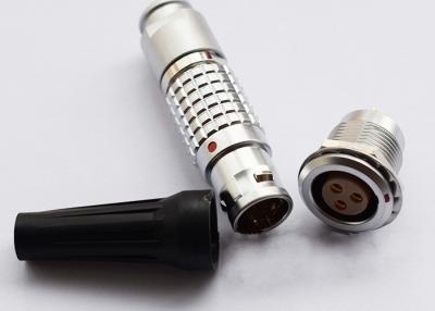 China Lemo 3 Pins Metal Circular Push Pull Connector Cable Lemo B Series FGG / EGG.0B.303 for sale