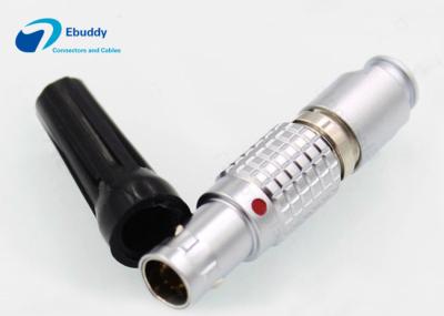 China Compatible Lemo B Series Connectors FGB 0B 2 3 4 5 6 7 9 Pin Two Keying 60 Degree Male Plug for sale