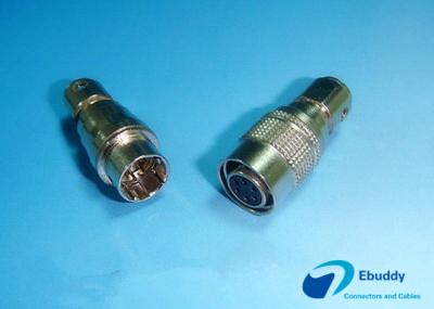 China Male And Female Self Latching  Circular Connectors 6 Pins Compatible for sale