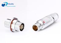 China Circular Push Pull Connectors Lemo B Series Connectors CNC Turning Contact PEEK Insulator for sale