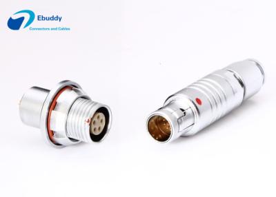 China Circular Push Pull Connectors Lemo B Series Connectors CNC Turning Contact PEEK Insulator for sale