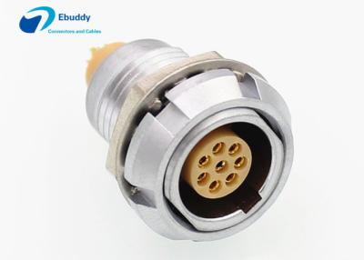 China Lemo ECG 1B Lemo B Series Connectors 8 pin female socket for rear panle install ECG.1B.308.CLL for sale