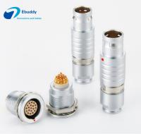 China 2B 19pin Lemo alternative male plug for cable welding FGG.2B.319.CLAD for sale