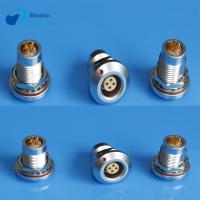 China Watertight HGG 4 Pin Lemo B Series Connectors Male Socket Vacuum Assemblied for sale