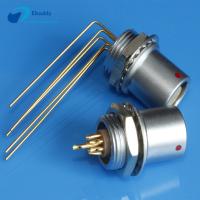 China Lemo EHG inside assemblied panel mount socket Elbow pins 5 pin receptacle EHG.0B.305 for sale