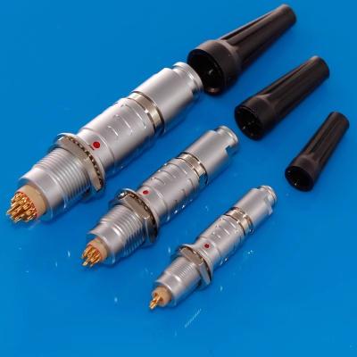 China Lemo B Series Connectors Male Female EGG FGG 2-16 Pin Circular Self Locking Connectors for sale