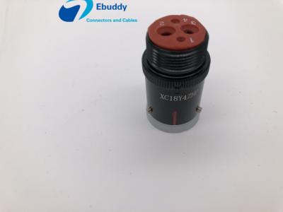 China 4 Pin Circular Cable Connectors XC18Y4ZHP Lemo Dust Cap For Plug / Socket for sale