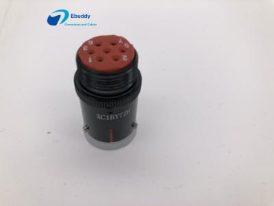 China Low Voltage Circular Cable Connectors 7 Pin Straight Plug XC18Y7ZH Durable for sale