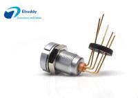 China M7 PCB Female Socket Lemo 00B ECG Right Angle Pins For Printed Circuit Board for sale