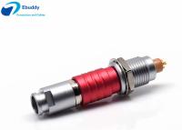 China RED Color Lemo Circular Connectors Compatible B Series Plug FGG EGG Connectors for sale