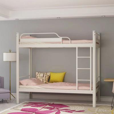 China Metal Bed Frame Adult Loft Bed Steel Bunk Bed 1900x900mm Home Furniture Wholesale for sale