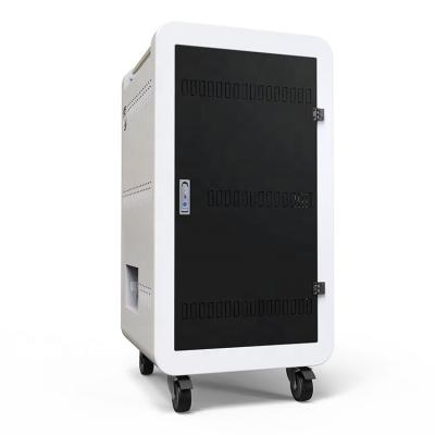 China 30-Device Tablet Laptop Charging Cart 3000W Intelligent Charging Cabinet for Classroom for sale