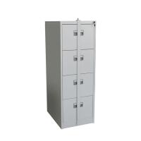 China Office Document Lockable Metal 4 Drawer Filing Cabinet with Locking Bar for sale
