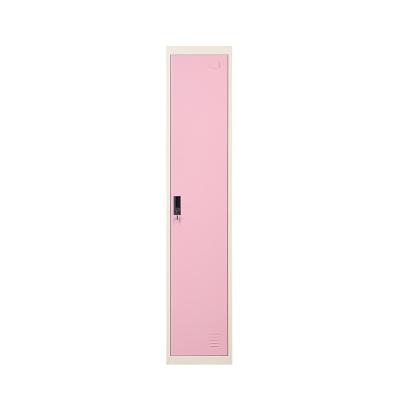 China Wholesale Pink Steel Vertical Clothes Storage Locker H1850mm Metal Locker for Gym for sale