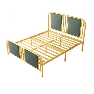 China Metal Bed Base Steel Double Bed Queen Size King Size Modern Design for sale