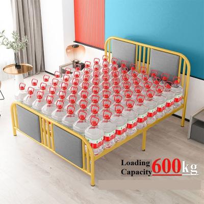 China Steel Single Bed Frame 90x190cm Metal Bedroom Furniture Wholesale for sale