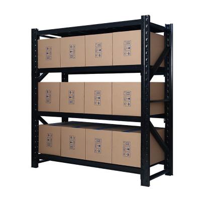 China Heavy Duty Boltless Metal Shelving 2000mm Height 100-3000kg Capacity Warehouse Storage Rack for sale