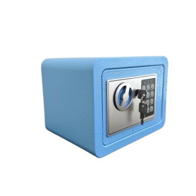 China Small Mini Steel Safe Box 170x230x170mm Electronic Digital Lock Key Security for Home Office Hotel for sale