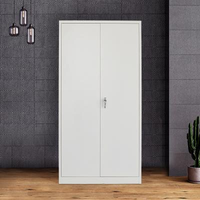 China Steel Cupboard 2 Doors Storage Filing Cabinet Metal File Cabinet H1850 W900 D450mm for sale