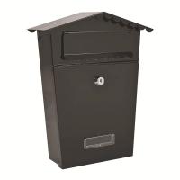 China Galvanized Steel Outdoor Mailbox Stand 300x250x80mm Lockable Weatherproof White for sale