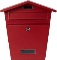 China Powder Coated Steel Wall Mounted Mailbox Lockable Outdoor H360mm W330mm D130mm for sale